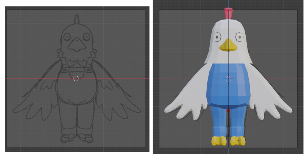 BlenderでVRChat用のニワトリを作ってみる | キツネムのブログ