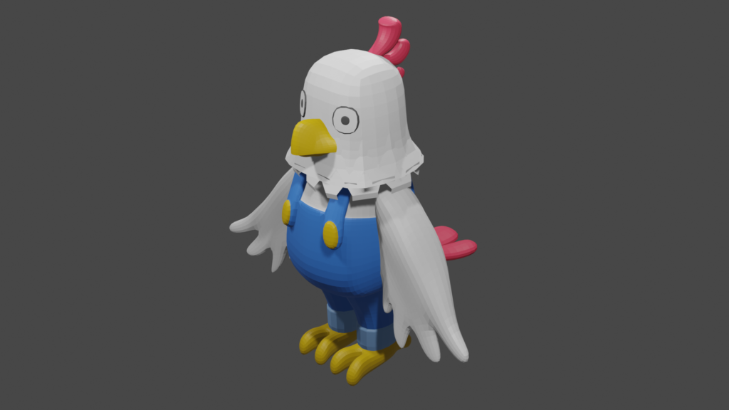 BlenderでVRChat用のニワトリを作ってみる | キツネムのブログ