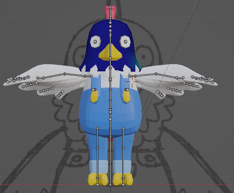 BlenderでVRChat用のニワトリを作ってみる | キツネムのブログ